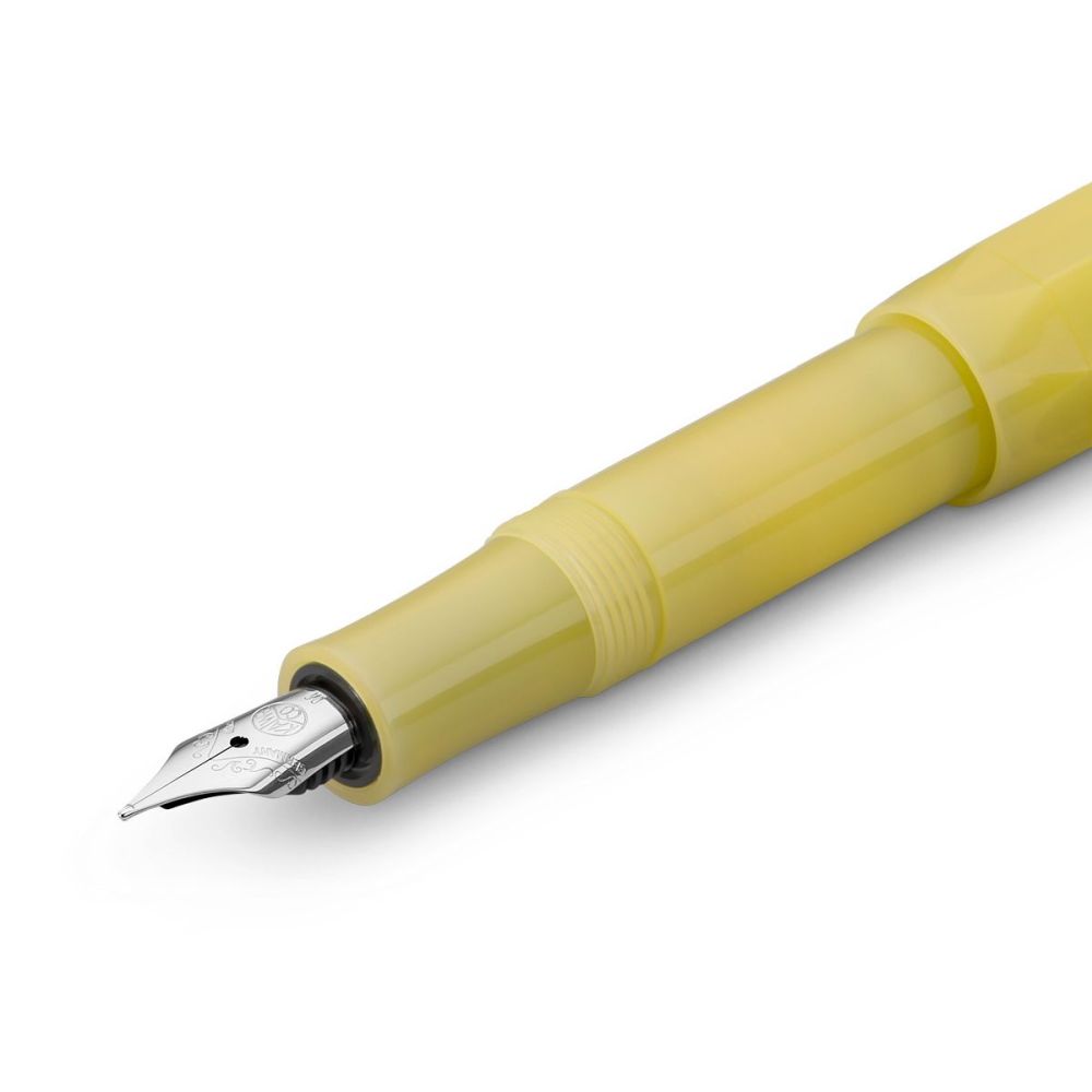 Pluma Fuente Frosted Sport Kaweco Amarillo (Sweet Banana) – Ru Papel